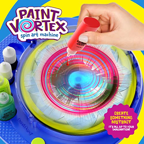 Spin Art Machine Kit - Paint Spiral Station Center - Kids Arts & Crafts Toys for Girls & Boys of All Ages - Cool Girl Gifts - Motorized Spinner Craft Workstation - Kid Gift Ideas