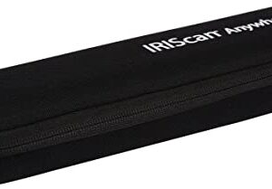 IRIS 458934 IRIScan Anywhere 5 Wireless Mobile Scanner Hard Protective Travel Case Carrying Bag Black