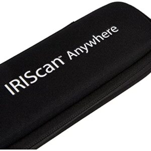 IRIS 458934 IRIScan Anywhere 5 Wireless Mobile Scanner Hard Protective Travel Case Carrying Bag Black