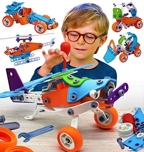 Building Toys STEM Toys for 6 7 8 9 10 Year Old Boys Gifts Educational Building Toys for Boys Age 6-8 Year Old Boy Best Birthday Toys for Kids 5-7 Building Toys for Boys 8-12 Engineering Building Kit