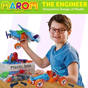 Building Toys STEM Toys for 6 7 8 9 10 Year Old Boys Gifts Educational Building Toys for Boys Age 6-8 Year Old Boy Best Birthday Toys for Kids 5-7 Building Toys for Boys 8-12 Engineering Building Kit