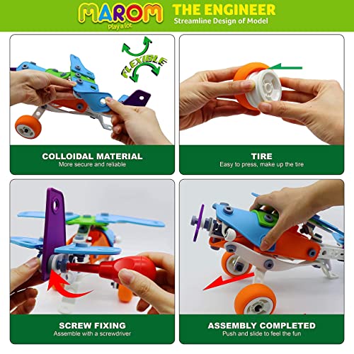 Building Toys STEM Toys for 6 7 8 9 10 Year Old Boys Gifts Educational Building Toys for Boys Age 6-8 Year Old Boy Best Birthday Toys for Kids 5-7 Building Toys for Boys 8-12 Engineering Building Kit