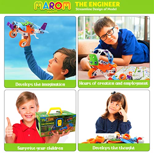 Building Toys STEM Toys for 6 7 8 9 10 Year Old Boys Gifts Educational Building Toys for Boys Age 6-8 Year Old Boy Best Birthday Toys for Kids 5-7 Building Toys for Boys 8-12 Engineering Building Kit