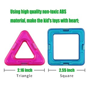 Rock Goldfish Magnetic Blocks Building Toys for Kids, Magnetic Tiles STEM Kit Educational Stacking Blocks Toys for Boys and Girls(X-24)