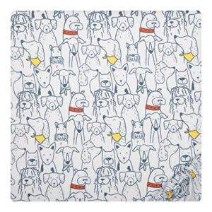 Sammy & Lou 2 Pack Microfiber Fitted Crib Sheets, Transportation pups