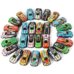 benzem 28 pack pull back cars for kids, mini vehicles toy bulk party favor race cars toys, goodie bag stuffers, pinata fillers for boys girls toddlers