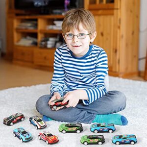 Benzem 28 Pack Pull Back Cars for Kids, Mini Vehicles Toy Bulk Party Favor Race Cars Toys, Goodie Bag Stuffers, Pinata Fillers for Boys Girls Toddlers