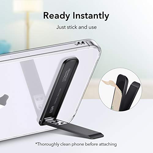 ESR Boost Phone Kickstand, Vertical and Horizontal Stand, Adjustable Angle, Compatible with iPhone 14/14 Plus/14 Pro/14 Pro Max, iPhone 13/12 Series, Samsung Galaxy S22/S21 Series, Black