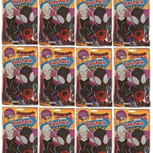 Bendon Publishing Spider-Man Grab and Go Play Pack 12ct | Birthday Party Favors | Party Supplies Decorations