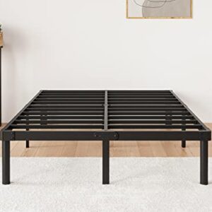 RLDVAY Queen-Bed-Frame, 12 Inch Metal-Bed-Frame-Queen, Heavy Duty Platform Bed Frame Queen Size, No Box Spring Needed, Easy Assembly, Noise-Free, Black