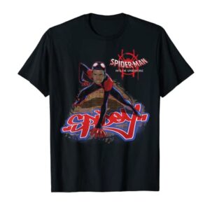 Marvel Spider-Man Spiderverse Miles Morales Climb T-Shirt