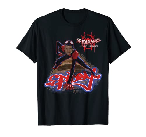 Marvel Spider-Man Spiderverse Miles Morales Climb T-Shirt