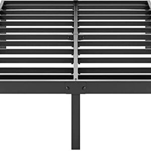 LIJQCI Full Size Bed Frame with Storage 18 Inch high Heavy Duty Metal Platform Mattress Foundation No Box Spring Needed