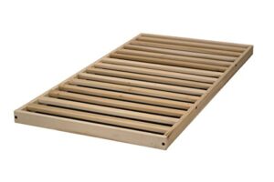 kd frames twin trundle, natural wood