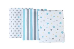 little bedding by nojo twinkle twinkle 3 piece crib sheets