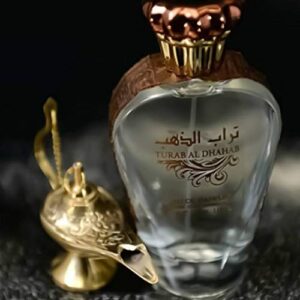 Turab Al Dhahab for Women EDP - Eau De Parfum 100ML (3.4oz) | Arabian Perfumery | Warm & Sunny Blend of Hibiscus Blossom, Tangerine, Coconut, & White Musk | Everyday Essential | by Ard Al Zaafaran