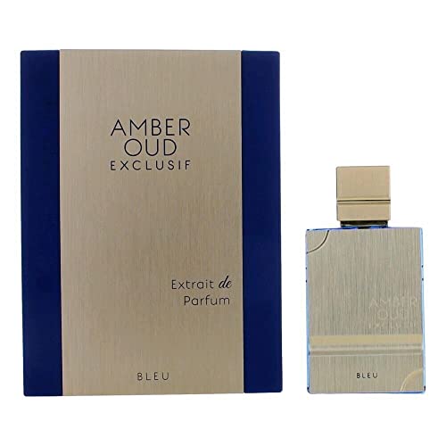 Al Haramain Orientica Amber Oud Execlusif Extrait De Parfum Bleu Eau De Parfum Spray for Men 2.0 Ounce