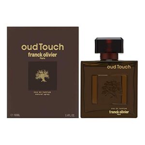 frank oliver oud touch eau de parfum spray for men, 3.4 fl ounce, woody and aromatic (5633)