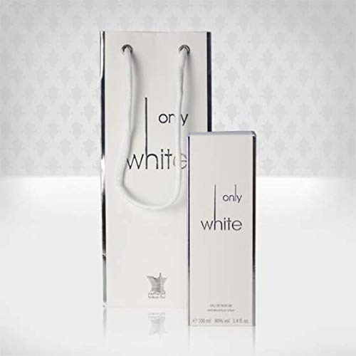 Only White for Men and Women (Unisex) - 100 ml |Fragrance Features Middle Note of a Layer of Musk and Coconut and Base Notes of Cardamom and Sandalwood| Everyday Wear |Luxurious Scent| by Arabian Oud