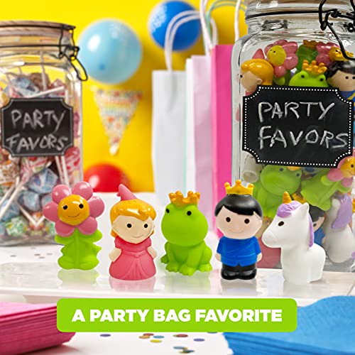 Idea Factory Prince & Princess Finger Puppets - Party Favors, Educational, Bath Toys