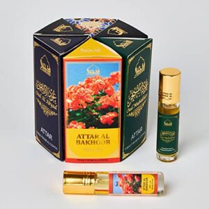 dukhni ma’amoul  attar oil set | العطار العربي | authentic arabic fragrance oils| 100% halal blends, ramadan eid gifting | oud mukhalat, oud mubakhar, oud abyad, oud ya aini, attar al bakhoor, ambar oud - 6ml each