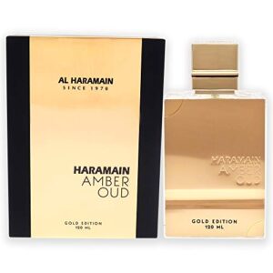 al haramain amber oud unisex edp spray (gold edition) 4 oz