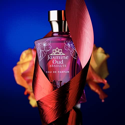 H HABIBI Jasmine Oud Absolute Luxury Eau de Parfum Women's Fragrance - Fresh & Floral, Woody, Spring & Summer Perfume- Unique & long-lasting Fragrance, Made of Rare Exotic Notes - 2.5 fl oz