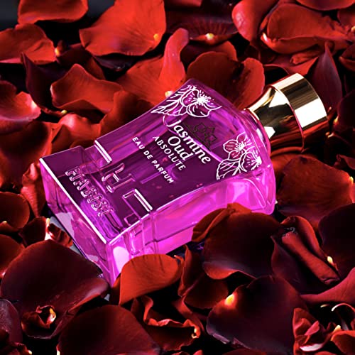 H HABIBI Jasmine Oud Absolute Luxury Eau de Parfum Women's Fragrance - Fresh & Floral, Woody, Spring & Summer Perfume- Unique & long-lasting Fragrance, Made of Rare Exotic Notes - 2.5 fl oz