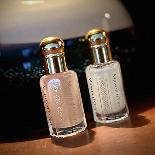 Maison d'Orient Musk Tahara Collection (White & Pink Musk) Arabian Alcohol Free Attar Perfume Oils - Vegan & Cruelty-Free from Fragrance House, Dubai UAE Oriental Blends