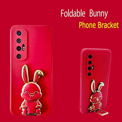 Xanadued 8 PCS Foldable Bunny Phone Bracket Cute Easter Rabbit Hidden Mobile Phone Kickstand Holder Multifunction Portable Cell Phone Stand Attachment for Desk