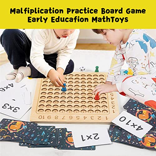 Multiplication Board Game Wooden Math Multiplication Board Game Children's Educational Toys Early Education Toys