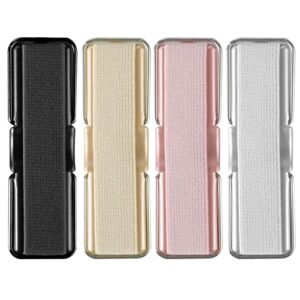 4 pcs finger strap phone, phone strap phone finger holer back of phone grip with stand universal elastic finger holder for phone