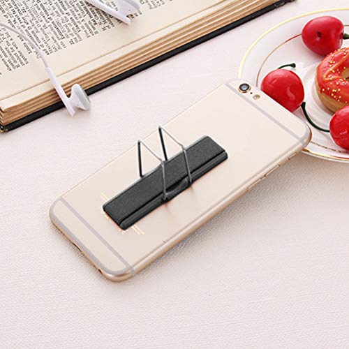 4 Pcs Finger Strap Phone, Phone Strap Phone Finger Holer Back of Phone Grip with Stand Universal Elastic Finger Holder for Phone