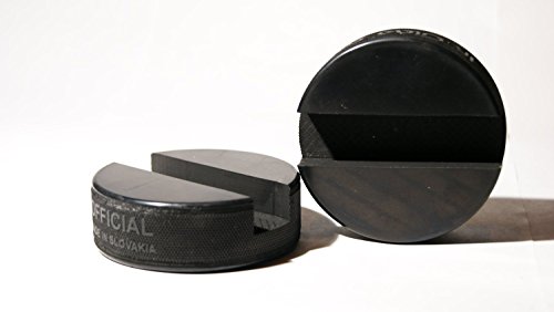 PUCKUPS - The Original Indestructible Hockey Puck Cell Phone Stand - The Best Universal Smartphone Stand. Compatible for All iPhone/Samsung/Google/LG Smartphones. Made from a Real Hockey Puck (1 Pack)