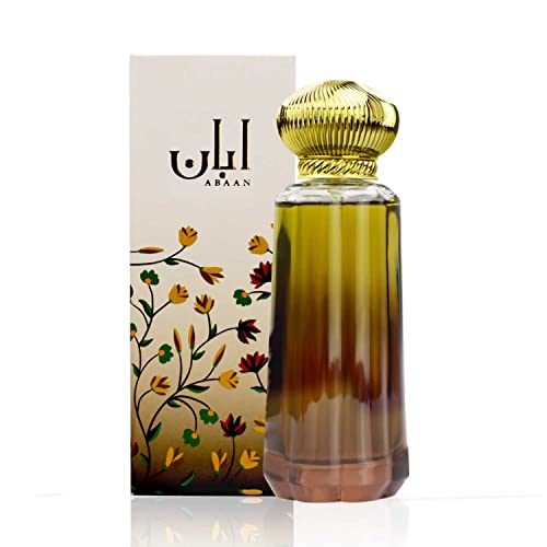 ABAAN EDP 100mL Fruity Woody White Chocolate Unisex Eau de Parfume for Men and Women with Gourmand Oriental Fragrance with Musk Accords by Al Maghribi Arabian Oud and Perfumes Dubai