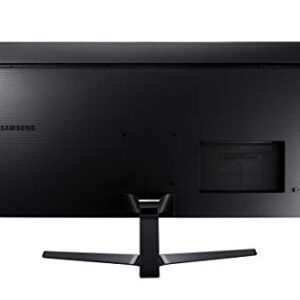 SAMSUNG 34-Inch SJ55W Ultrawide Gaming Monitor (LS34J550WQNXZA) – 75Hz Refresh, WQHD Computer Monitor, 3440 x 1440p Resolution, 4ms Response, FreeSync, Split Screen, HDMI, Black