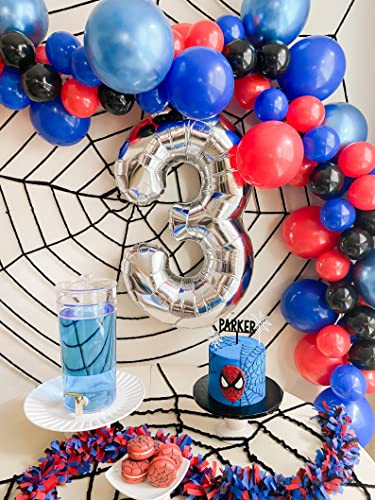 Balloon Garland Kit, Balloon Arch Kit, Superhero Party, Super Hero Party (DTA) Superhero, Birthday Party, 3rd Birthday, 4th Birthday (6ft; With Pump)