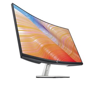 dell s3222hn 32-inch fhd 1920 x 1080 at 75hz curved monitor, 1800r curvature, 8ms grey-to-grey response time (normal mode), 16.7 million colors, black (latest model) (renewed)