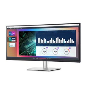 Dell 34 Inch Ultrawide , WQHD (Wide Quad High Definition), Curved USB-C Monitor (P3421W), 3440 x 1440 at 60Hz, 3800R Curvature, 1.07 Billion Colors, Adjustable, Black