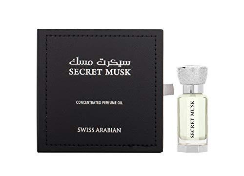 Swiss Arabian Secret Musk - Luxury Products From Dubai - Long Lasting And Addictive Personal Perfume Oil Fragrance - A Seductive, Signature Aroma - The Luxurious Scent Of Arabia - 0.4 Oz