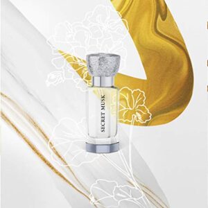 Swiss Arabian Secret Musk - Luxury Products From Dubai - Long Lasting And Addictive Personal Perfume Oil Fragrance - A Seductive, Signature Aroma - The Luxurious Scent Of Arabia - 0.4 Oz