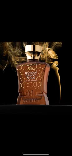 H HABIBI Honeyed Tobacco & Oud- Eau de Parfum For Men Long-Lasting Oud Cologne. Woody, Smokey, Sweet and Unique. Made with Rare Exotic Notes