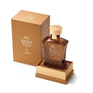 H HABIBI Honeyed Tobacco & Oud- Eau de Parfum For Men Long-Lasting Oud Cologne. Woody, Smokey, Sweet and Unique. Made with Rare Exotic Notes