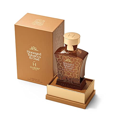 H HABIBI Honeyed Tobacco & Oud- Eau de Parfum For Men Long-Lasting Oud Cologne. Woody, Smokey, Sweet and Unique. Made with Rare Exotic Notes