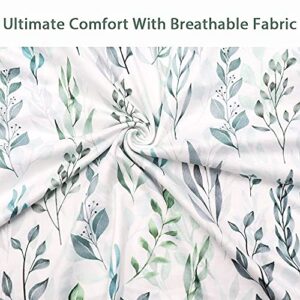 Baby Car Seat Cover & Crib Sheet, Green Leaf