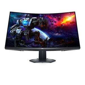 Dell S3222HG 32-inch 165Hz Curved Gaming Monitor - Full HD (1920 x 1080) Display, 1800R Curvature, AMD FreeSync, 4ms Grey-to-Grey Response Time (Super Fast Mode), 16.7 Million Colors - Black