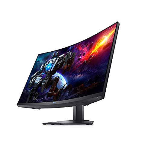 Dell S3222HG 32-inch 165Hz Curved Gaming Monitor - Full HD (1920 x 1080) Display, 1800R Curvature, AMD FreeSync, 4ms Grey-to-Grey Response Time (Super Fast Mode), 16.7 Million Colors - Black