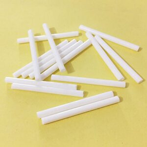 25mm 1" czech glass seed beads tube lined bugle beads spacer long earrings findings (white)