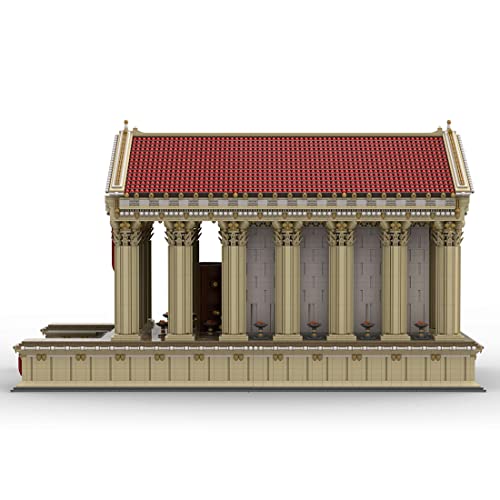 KKXX Modular Buildings Blocks Kits Ancient Roman Temple, MOC Collectible Ancient Architecture Model Bricks Toys Set Compatible with Lego (20,179 Pieces)