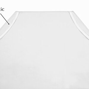 American Baby Company 10-Piece Cotton-Polyester Blend, Standard Daycare/Pre-School Cot Sheets, White, 23" x 51", for Boys and Girls, 10 Count